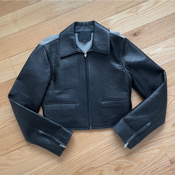 Alexander Wang | Jackets & Coats | Alexander Wang Lambskin Leather ...